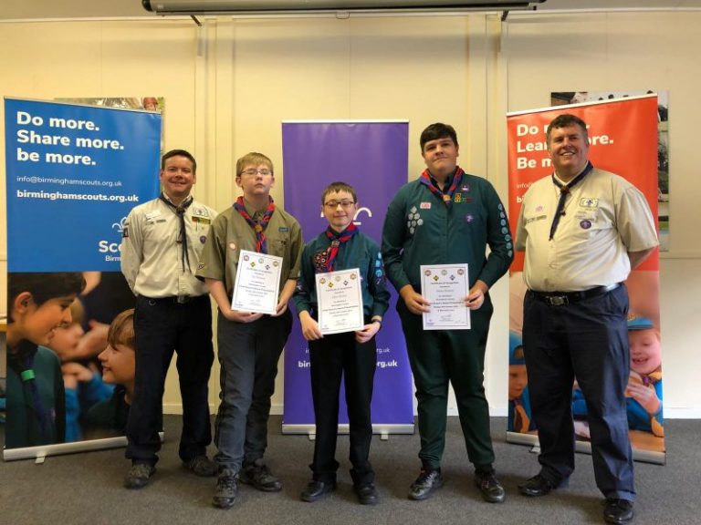 Chief Scouts Awards – Birmingham Scouts